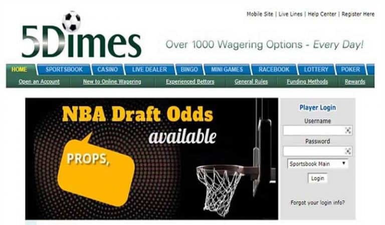 5Dimes Sportsbook Bonus Review For 2025 - 5Dimes Bonus Code